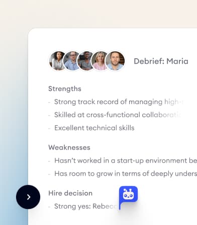 Automatic, AI-generated interview notes | Metaview