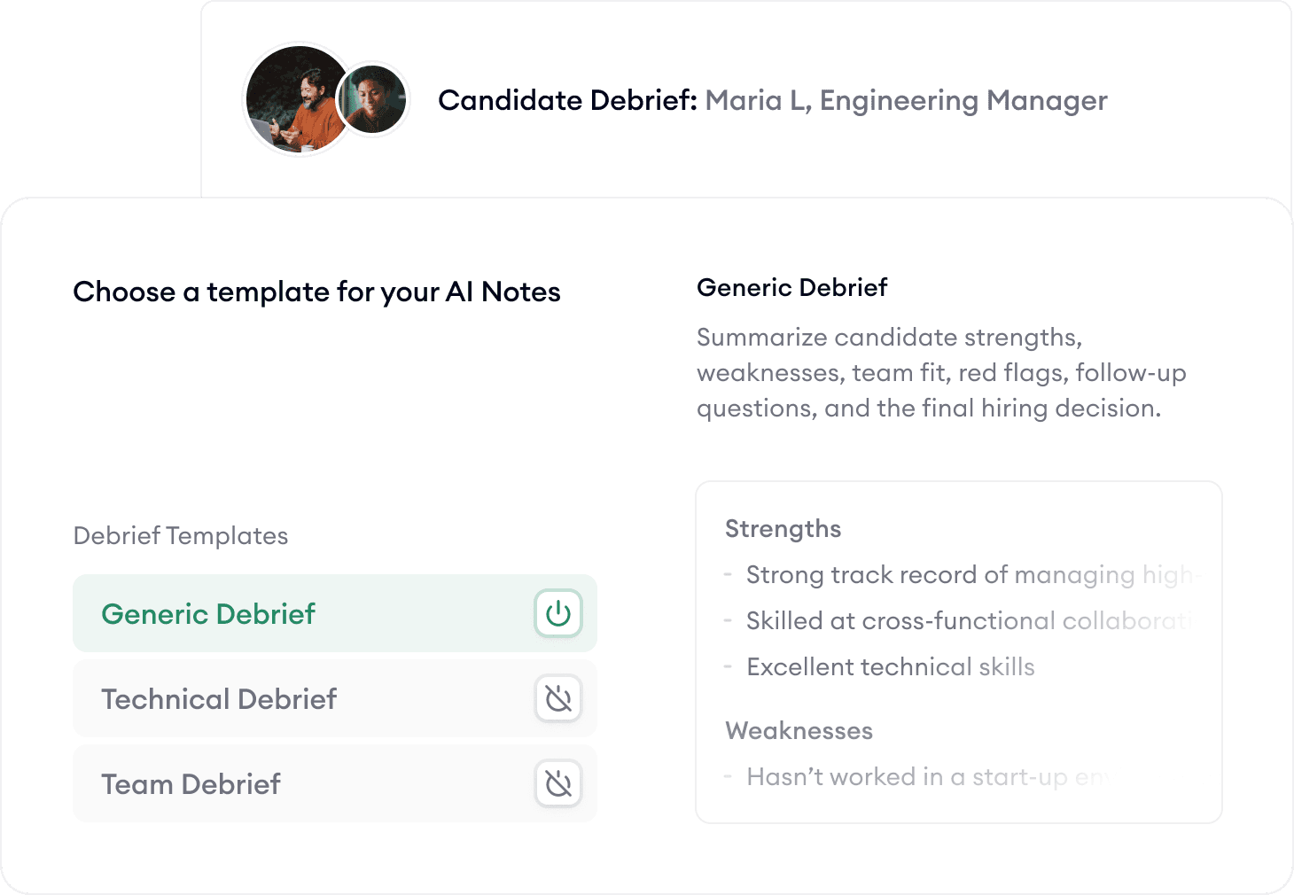AI-powered Intake & Debrief Notes | Metaview